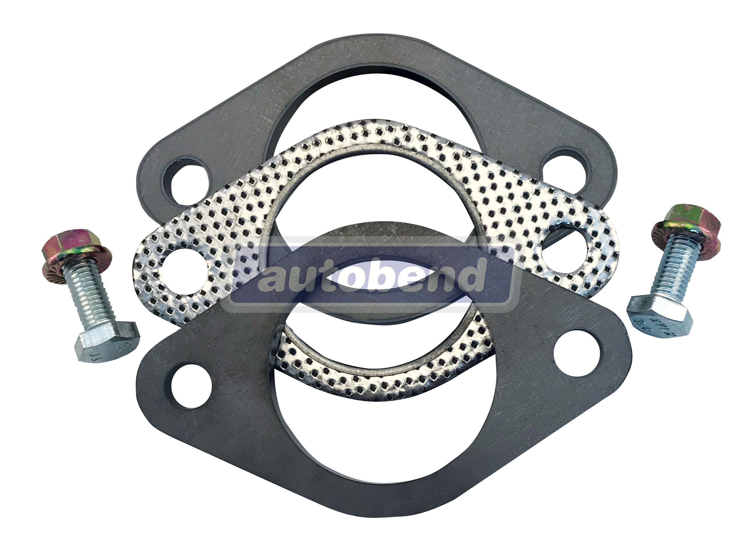 2 Bolt Exhaust Flange Kit Set - 51mm centre hole | Autobend Web Store