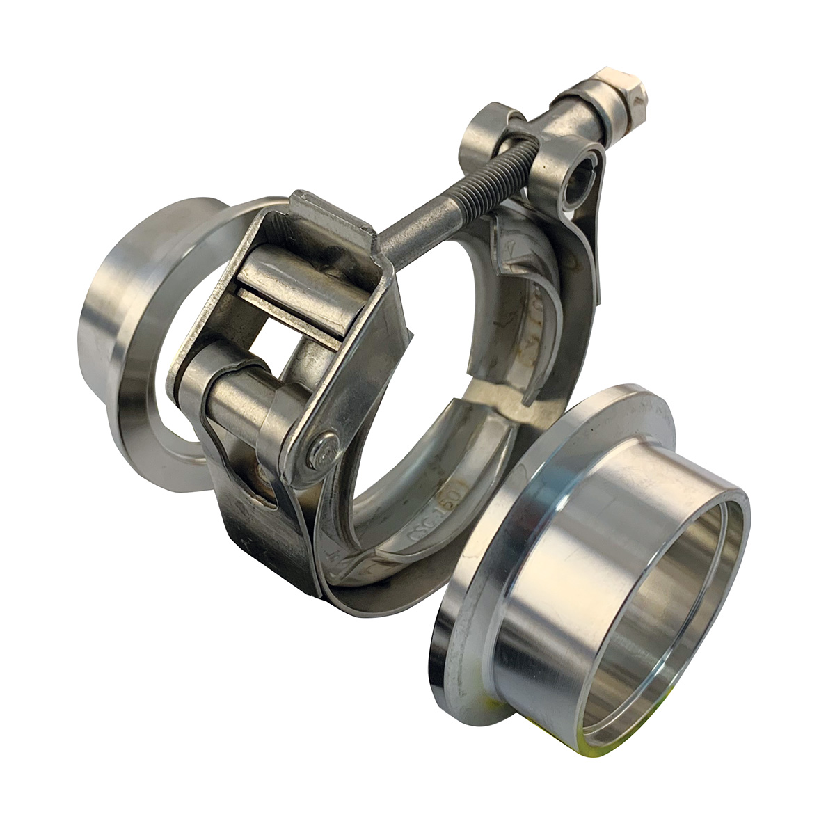 Stainless V band clamp set QUICK RELEASE 44.5mm (1.75 inch) | Autobend ...